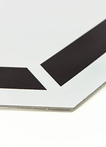FloorPops 9" x 10.4" Coltrane Peel & Stick Hexagon Vinyl Floor Tiles (10 Tiles), (4.5 sqft/Carton), Off-White