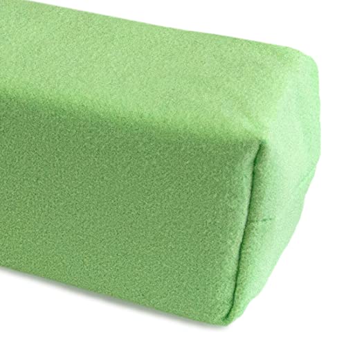 Detailer's Preference Suede Microfiber Coating Applicators 3βx1.5βx1.5β Green 10 Pack