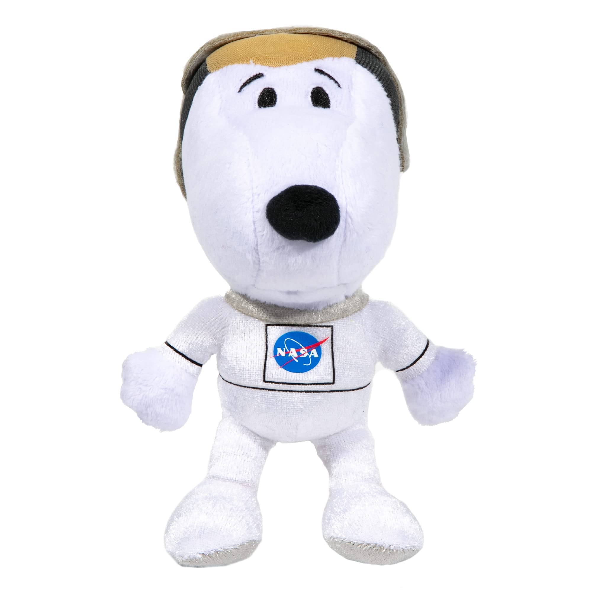 JINX Official Peanuts Collectible Plush Snoopy, Excellent Plushie Toy for Toddlers & Preschool, White NASA Astronaut Snoopy