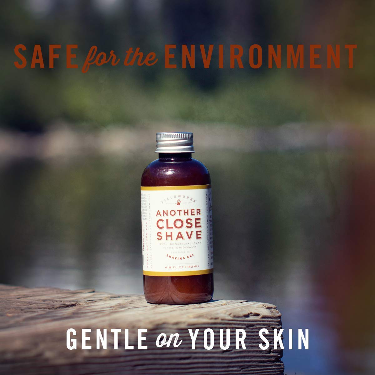 Organic Natural Shave Gel For Sensitive Skin. Shea Butter, Aloe, Bentonite and Soothing Essential Oils, Super Slick, Super Concentrated by Another Close Shave …