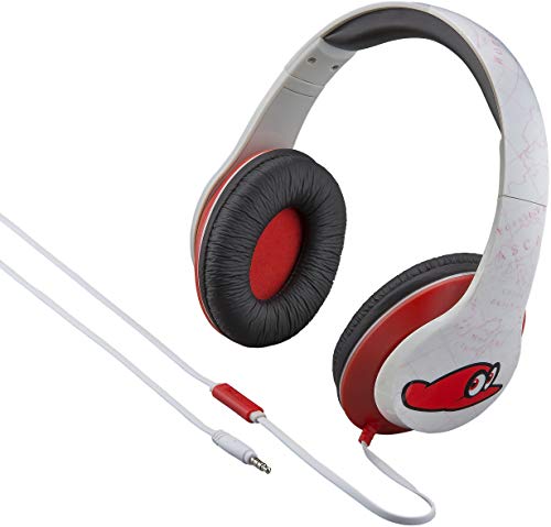 eKids Super Mario Odyssey Over The Ear Headphones with Built in Microphone Quality Sound from The Makers of iHome