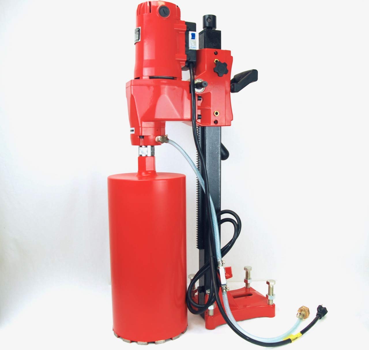 NEW CORE DRILL PACKAGE DEAL CONCRETE CORING Model 8Z1 + 1" - 8" Diamond WET Coring Bit Set by BLUEROCK Tools