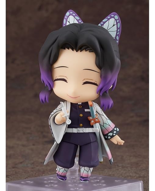 Good Smile Demon Slayer: Kimetsu no Yaiba Shinobu Kocho Nendoroid Action Figure, Multicolor