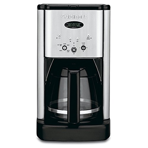 Cuisinart DCC-1200FR Brew Central 12-Cup Coffeemaker, Brushed Stainless Steel (Renewed)