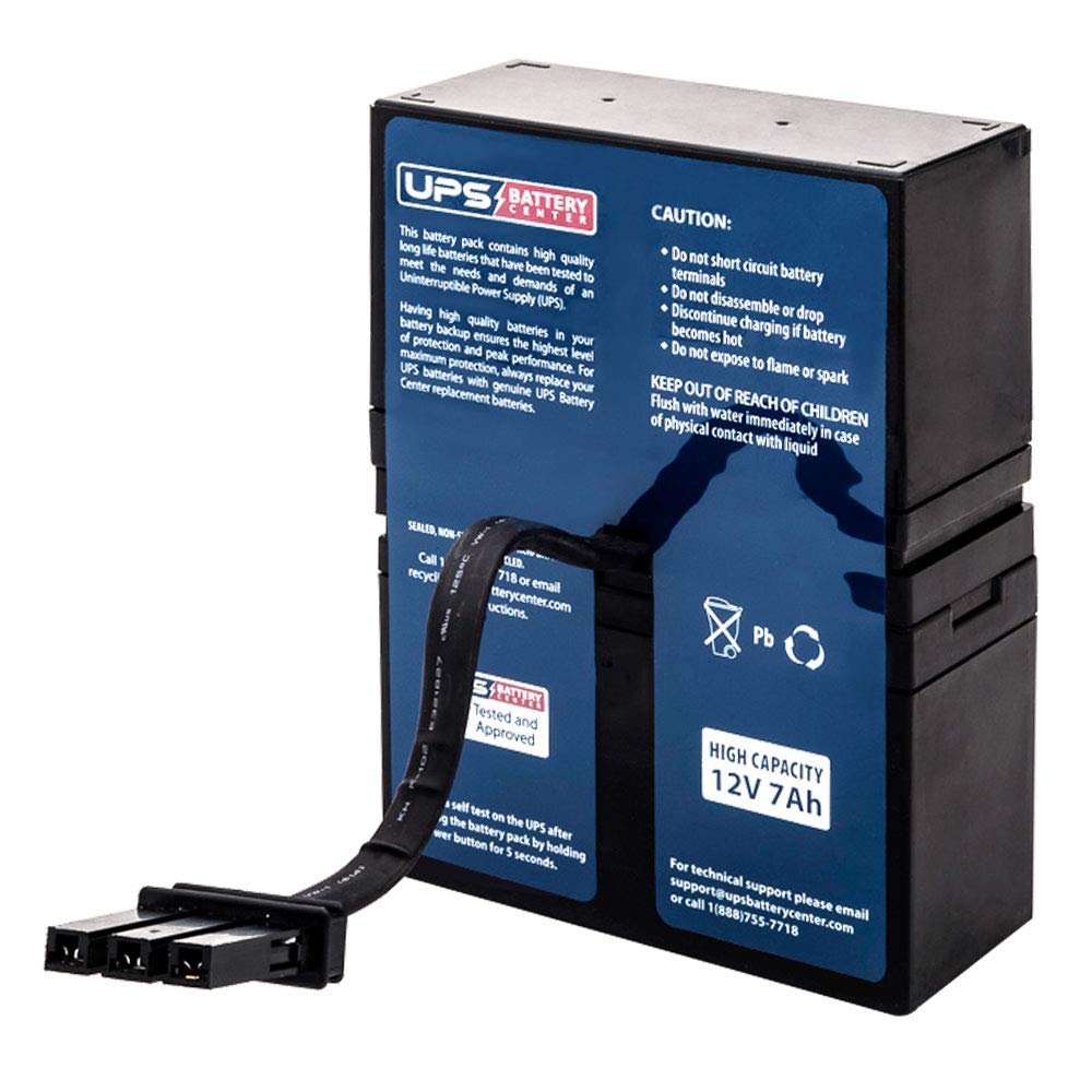 New RBC32 Battery Pack for APC Back-UPS RS 1200 BR1200 Compatible Replacement by UPSBatteryCenter
