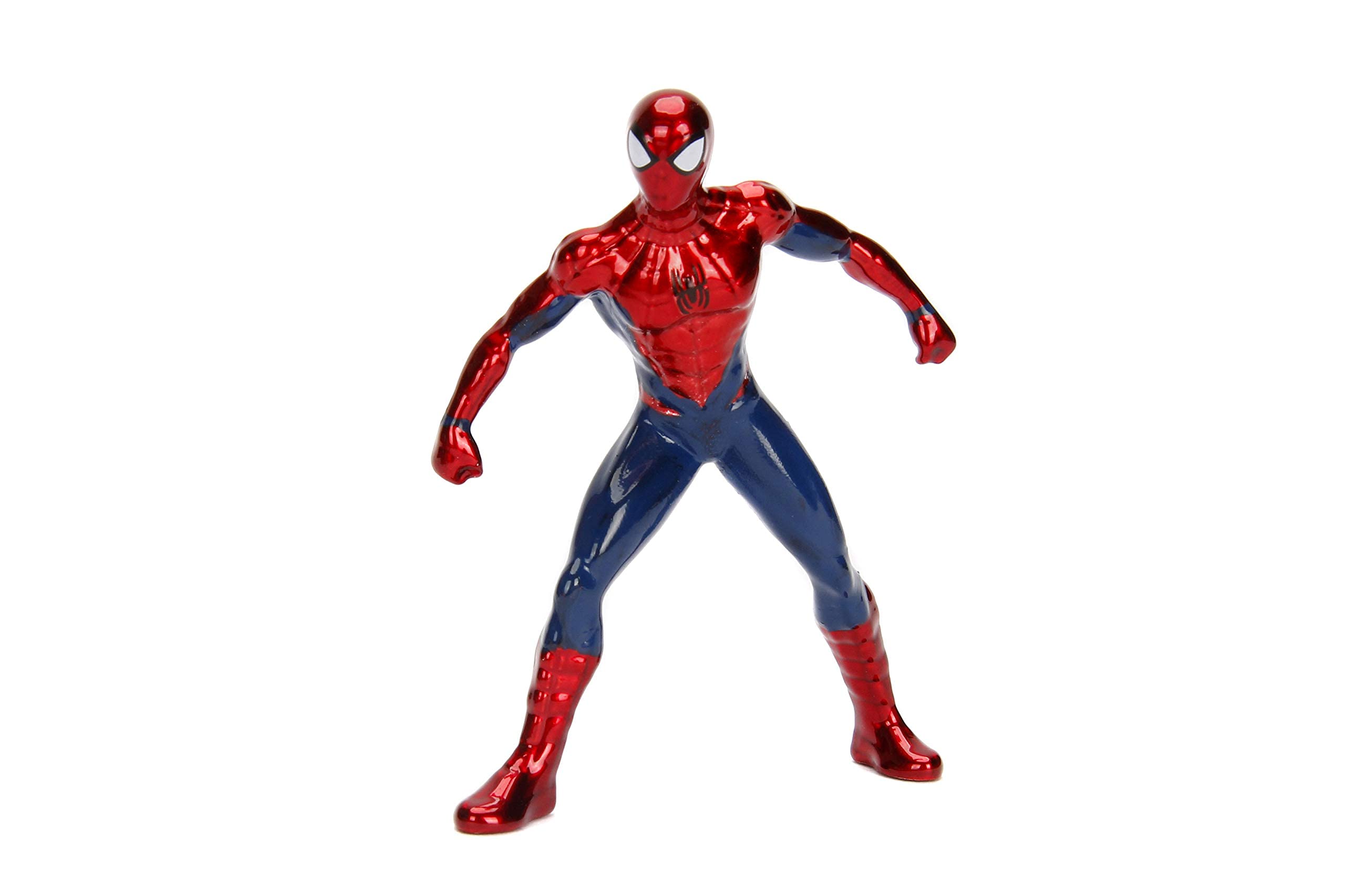 Jada Toys Marvel 1:24 2017 Ford GT Die-cast Car with 2.75" Spider-Man Figure, Toys for Kids and Adults, Red/Blue (99725)