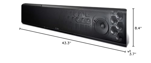 YAMAHA YSP-5600BL 7.1.2-Channel Dolby Atmos MusicCast Sound Bar