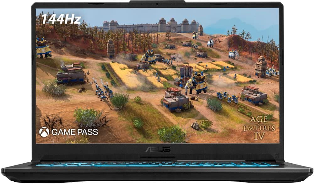 Asus TUF 17.3" 144Hz FHD Gaming Laptop | 11th Generation Core i5-11260H | NVIDIA GeForce RTX 3050 | Backlit Keyboard | Windows 10 | Grey (32GB DDR4 | 1024GBSSD | HDMI Cable)
