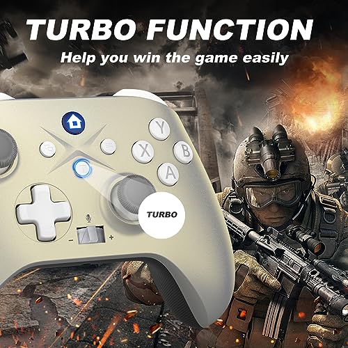 Dinosoo Special Edition Wireless Controller for Xbox Series X/S/Xbox One/Xbox One S/One X, and Android PC, Built-in Dual Vibration TURBO Function 3.5mm Headphone Jack Macro Function(Lunar Shift)