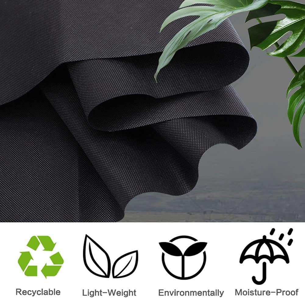 YLM1991 Upholstery Black Cambric Dust Cover Fabric Replacement 62" x 118"(Fire Retardant Dust Cover Fabric 3yds)