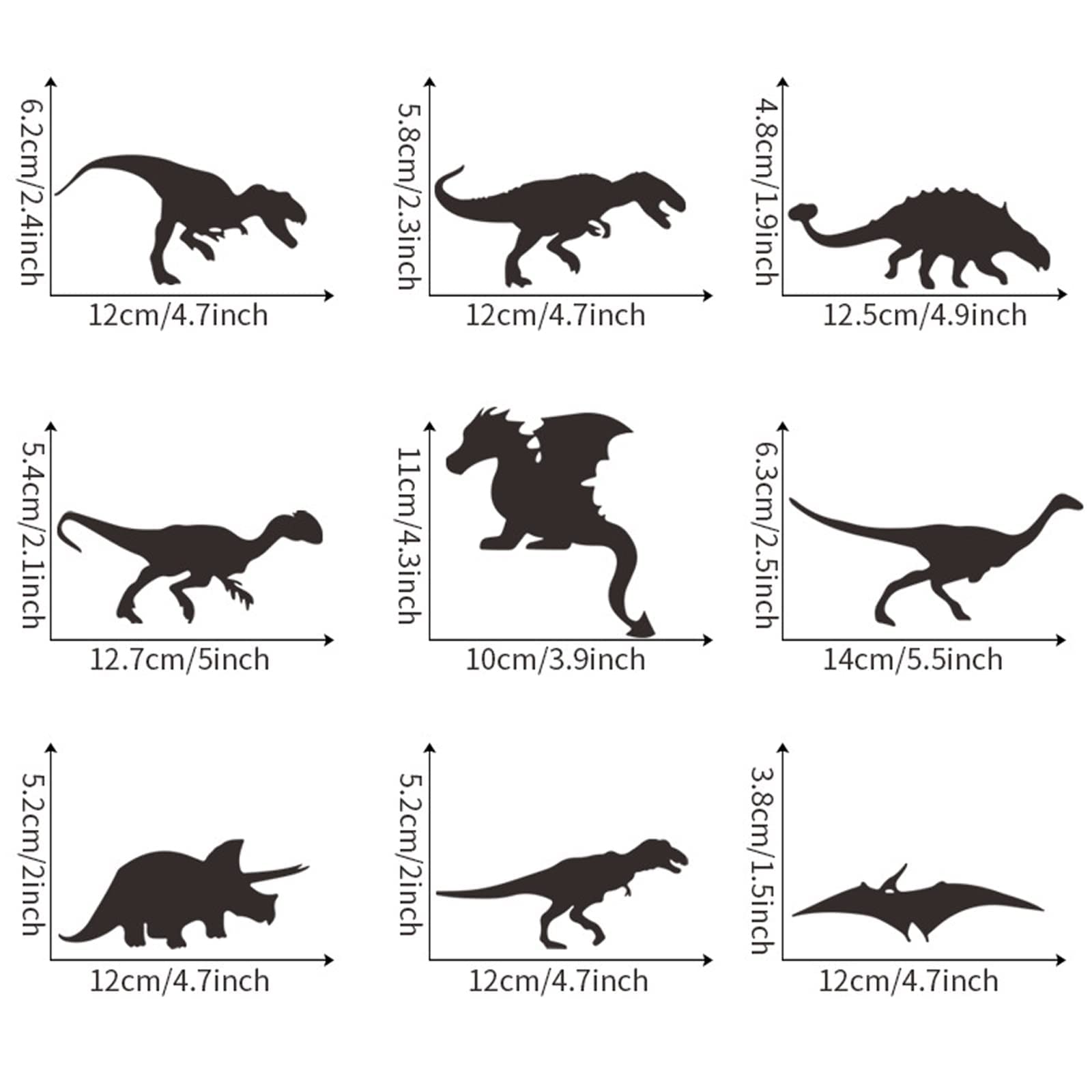 Dinosaur Light Switch Decal Sticker,Cute Dinosaurs Bedroom Wall Sticker Peel & Stick Cartoon Wall Art Home Decor Stickers