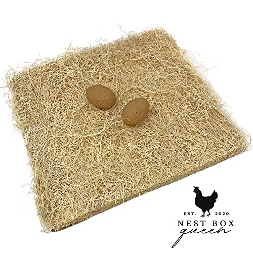 Excelsior Nest Box Pads for Egg Laying Hens (5 Pack) - Made in USA from Aspen Excelsior