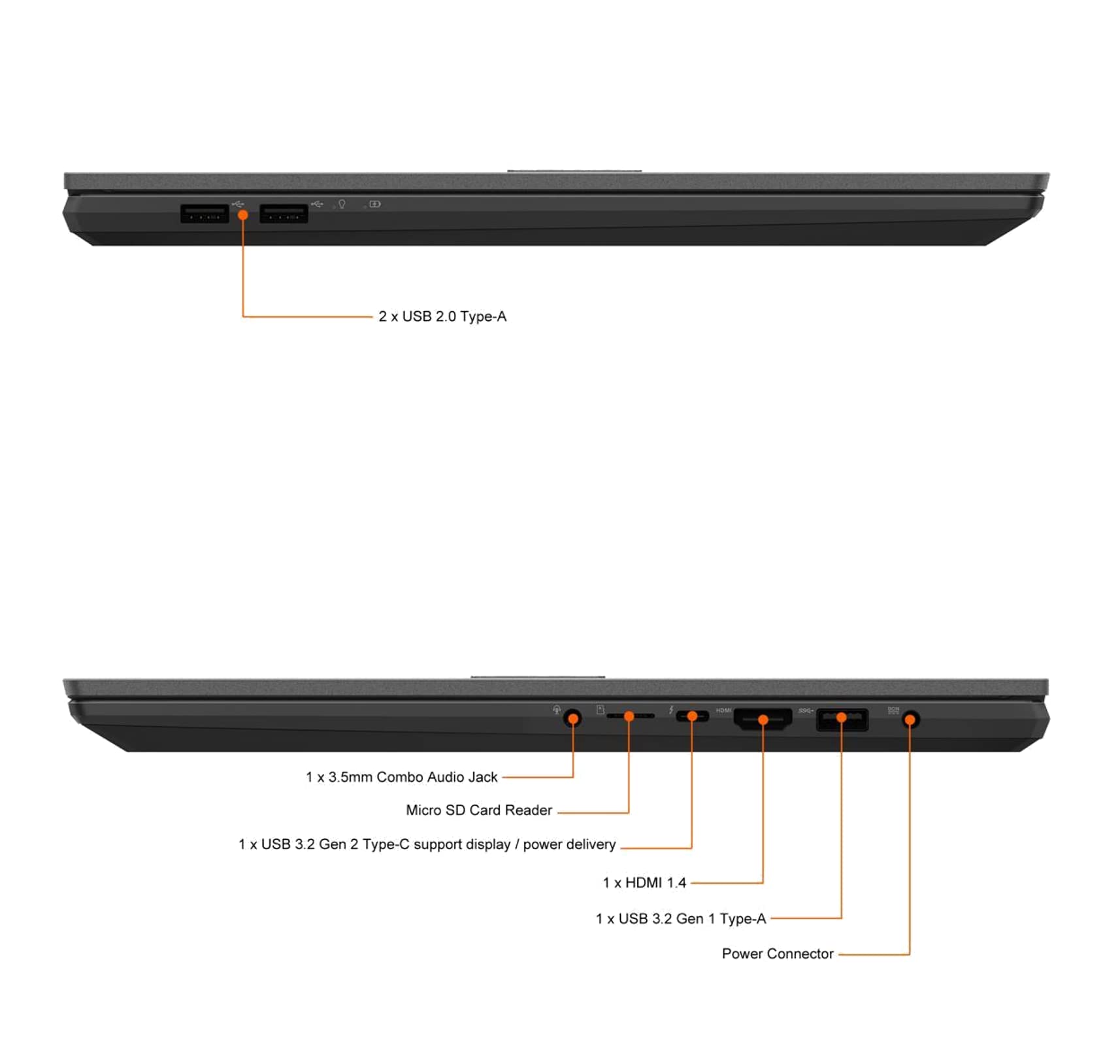 ASUS VivoBook Pro 16X OLED 16" 4K UHD 16:10 Display Slim Laptop Intel Core i7-11370H NVIDIA GeForce RTX 3050 Backlit KB 100% DCI-P3 Pantone Win11 Pro w/HDMI (16GB RAM | 2TB SSD)