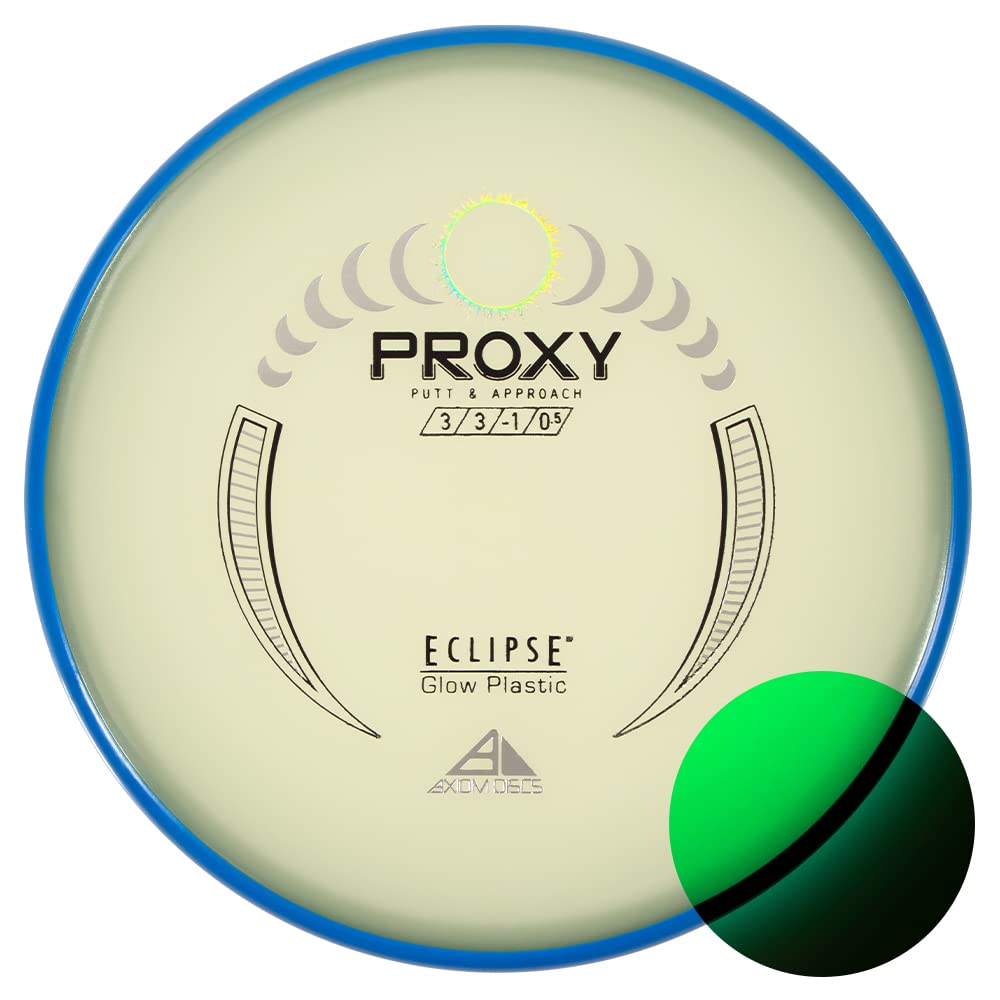 Axiom Discs Eclipse Glow 2.0 Proxy Disc Golf Putter (170-175g / Colors May Vary)