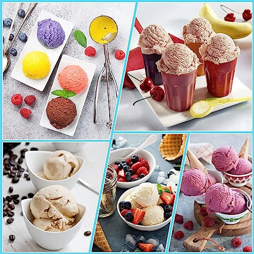 Creami Pints, for Ninja Creami Ice Cream Maker Pints,16 OZ Ice Cream Pints Cup Safe and Leak Proof Compatible NC301 NC300 NC299AMZ Series Ice Cream Maker