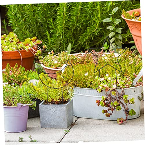 COHEALI 2pcs Flower Arrangement Roses Plants Tomato Plants Flowers Plants Flowers Trellis Climbing Plant Support Plant Support Ring Flower Support Rack Plant Stem Support Iron Trellis Vine