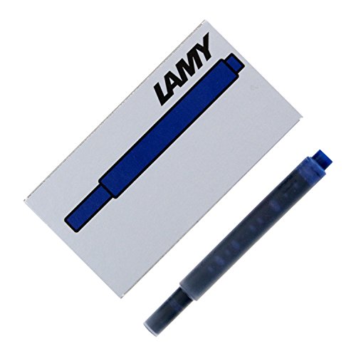 Lamy Fountain Pen Ink Cartridges, Black/Blue Ink, 4 Packs of 5 Cartridges (LT10BKBL)