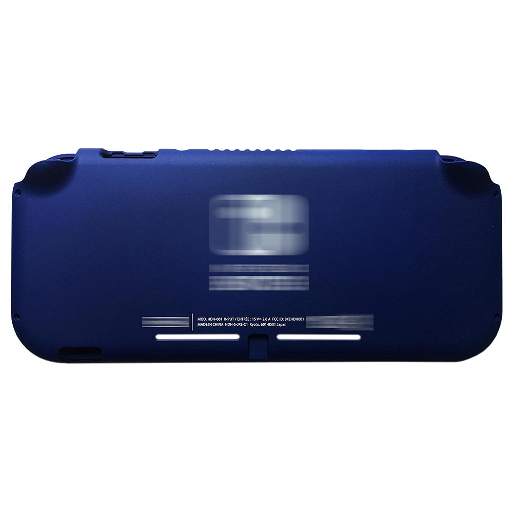 Rinbers Front Back Faceplate Rear Back Cover Housing Replacement for Nintendo Switch NS Lite Console HDH-001 Top Bottom Shell Case Plastic Cover - Dark Blue