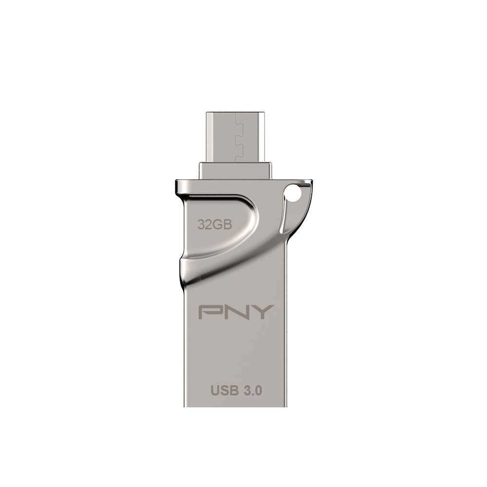PNY 32GB Duo-Link USB 3.0 OTG Flash Drive for Android - (P-FDI32GOTGTO30-GE)
