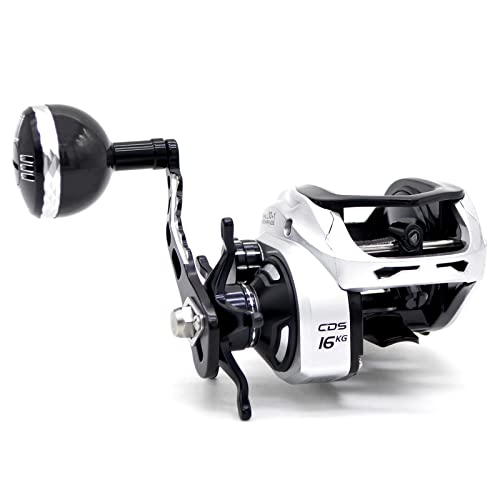 CAMEKOON Bahamut 400 Baitcaster Reels, Large Capacity for Jigging, 10+1 Stainless Steel Bearings, 35 LBs Drag, 7.2:1 Smooth Gear Ratio, Carbon Fiber Frame and Side Covers, Baitcasting Fishing Reel