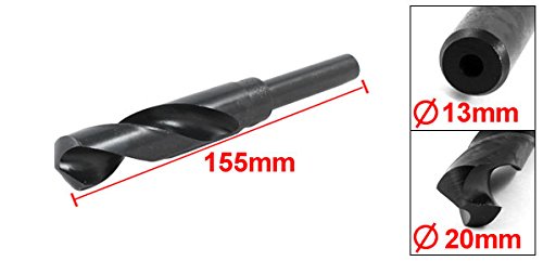 uxcell 20mm Tip Diameter HSS Twist Drill Bit 1/2" Straight Shank Drilling Hole Tool