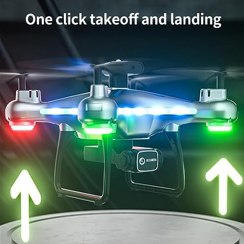 Drone With 4K Dual HD Camera Optical Localization Remote Control Toys Gifts For Boys Girls, Headless Mode, O๐e Key Take Off/Land, Altitude Hold, Intelligent Obstacle Avoidance
