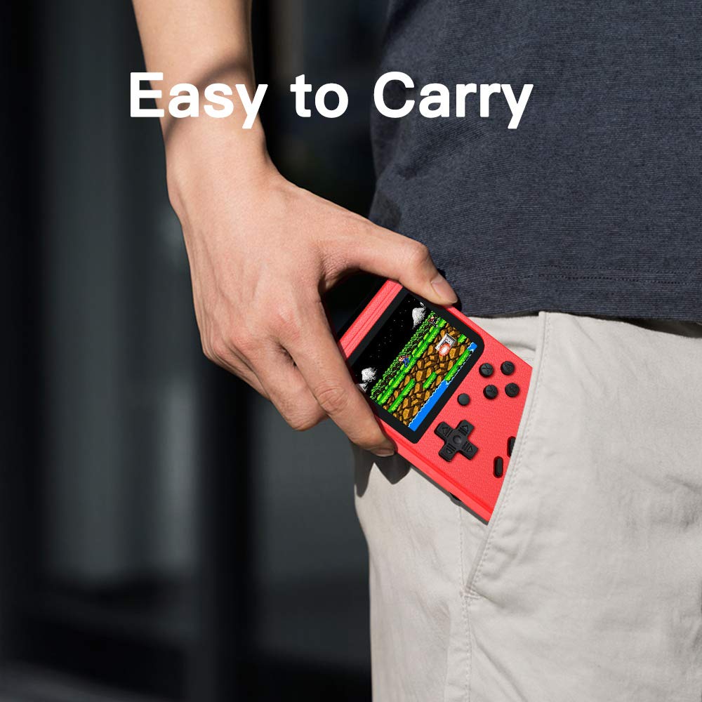 JINGDU Handheld Game Console,Mini Game Console with 400 Classic Handheld Games
