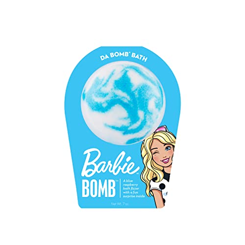 DA BOMB Barbie Blue Swirl Bath Bomb, 7oz