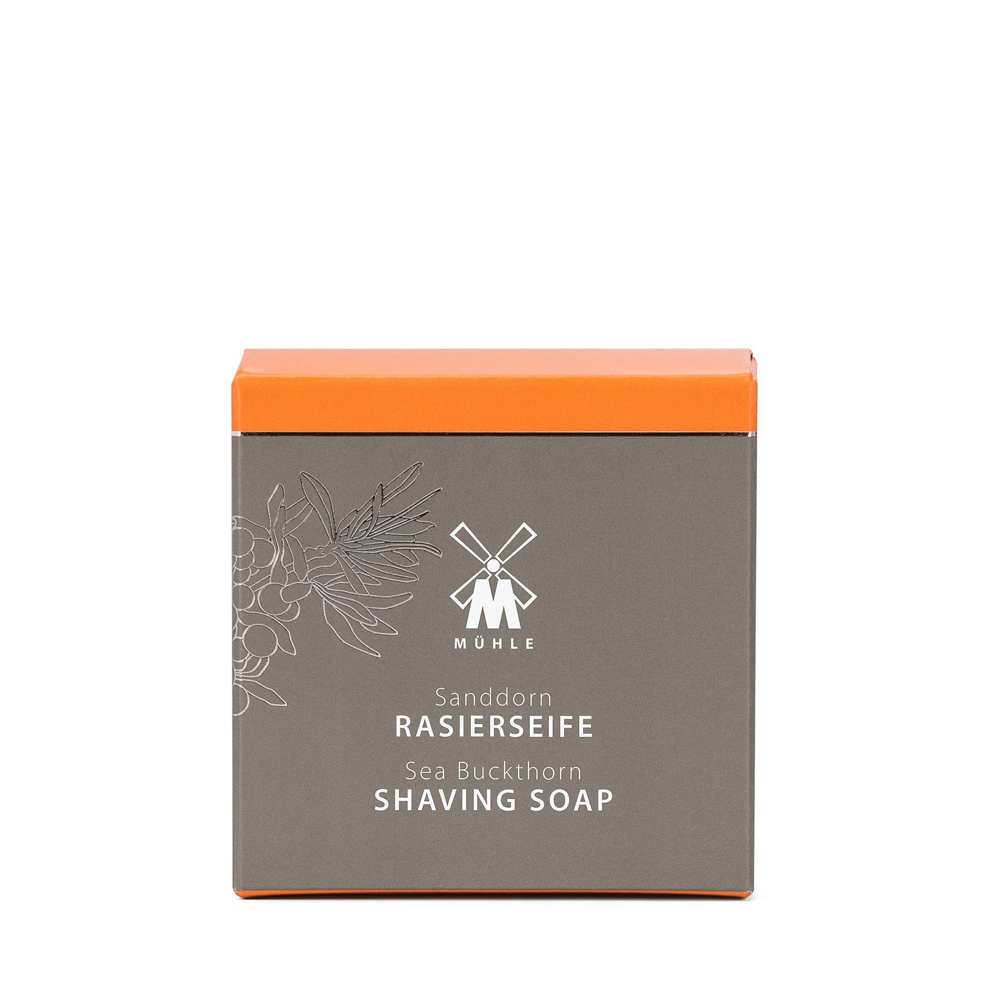 MÜHLE SHAVE CARE Shaving Soap Trio - Aloe Vera, Sea Buckthorn, & Sandalwood Luxury Shaving Soaps for Men, Rich Lather, Lightly Scented, 75g