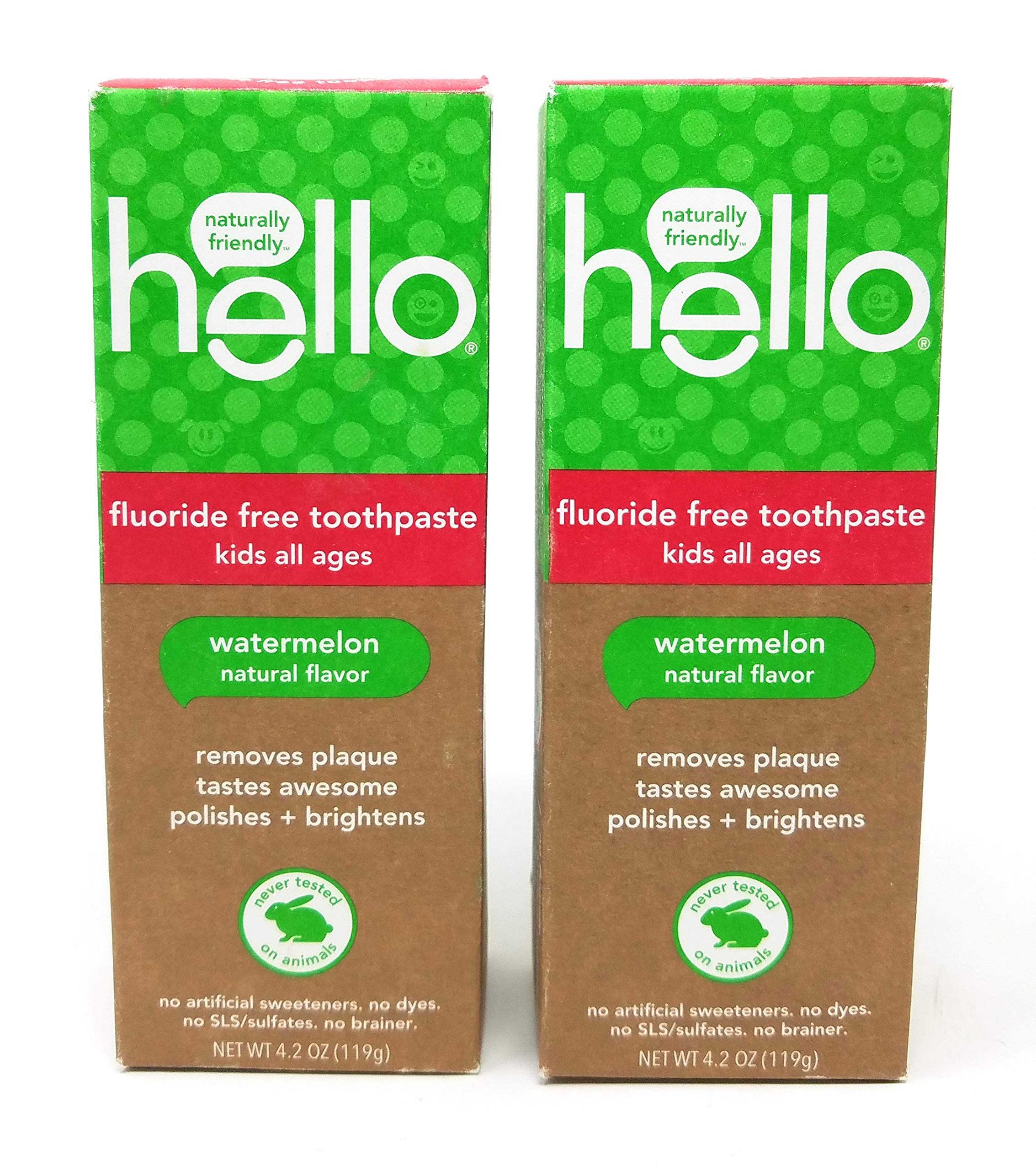 Hello Products LLC - Tpst Natural Wtrmln Flrd Free - Case of 6-4.2 OZ