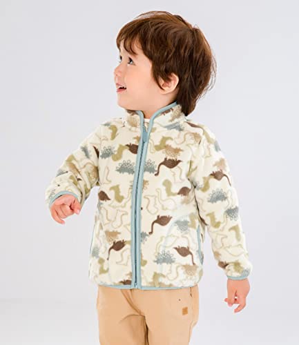 DILIBA Toddler Fleece Jacket Sherpa Baby Boys Girls Lightweight Fall Winter Warm Coats Size 6-7