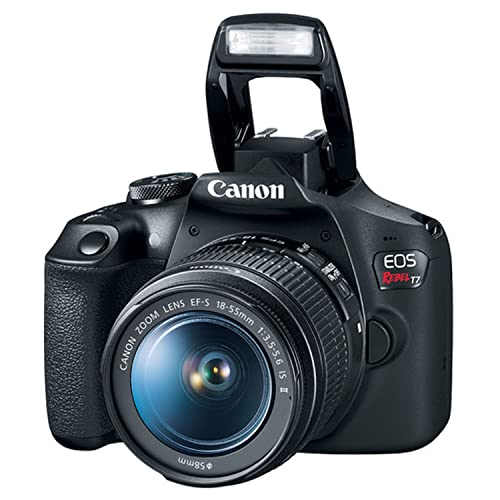 Canon Rebel T7 Bundle: Includes 18-55mm is II Lens, Tripod, 64GB Memory Card, Carry Case, and 3-Piece Filter Kit for Stunning Photos and Videos
