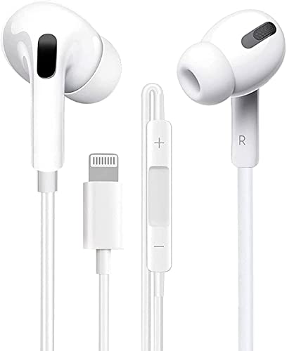 Earphones for iPhone,Headphones,in-Ear Stereo Noise Isolating Earbuds, Mic and Volume Control Compatible with iPhone 7/7 Plus/8/8 Plus/XS/XR/X/SE/11 Pro/11 Pro Max/12/12 Pro/13/13 Pro