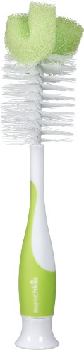 Munchkin Bottle and Nipple Brush, Colors May Vary