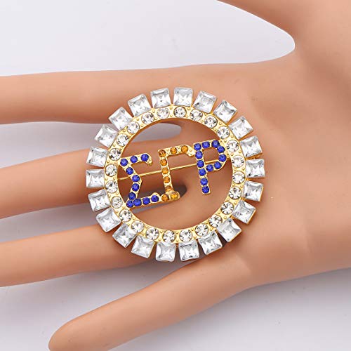 CENWA Sigma Gamma Rho Sorority Brooch Pin 1922 Sorority Paraphernalia Gift Greek Sorority Jewelry Gift (SGR round Pin2)