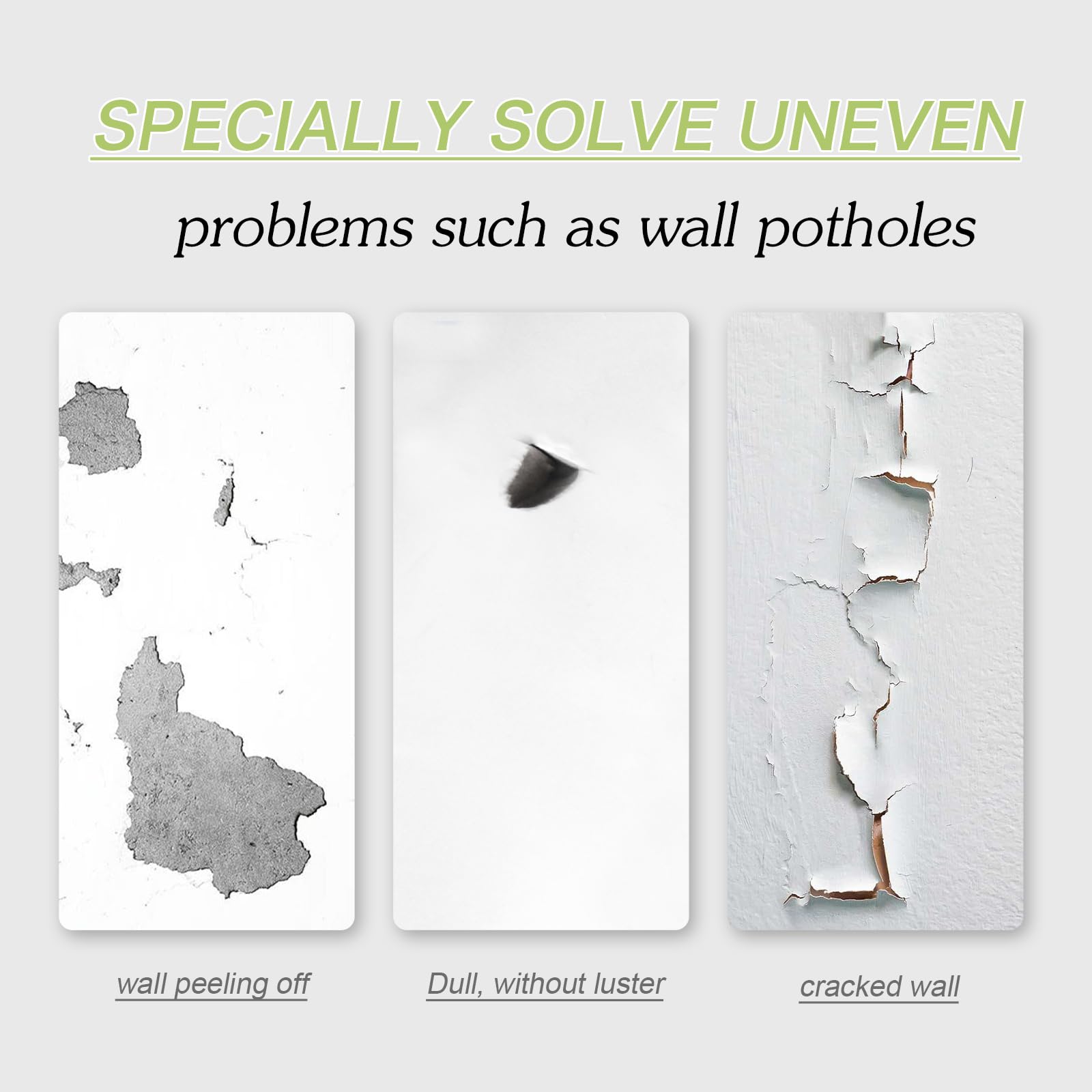 Small Roller Spackle Wall Repair Brush, 2-in-1 Small Rolling Brush Wall Paint Repair Tool, Quick Drying and Waterproof Wall Roller Paint Repair Paste for Living Room, Bedroom, Bathroom