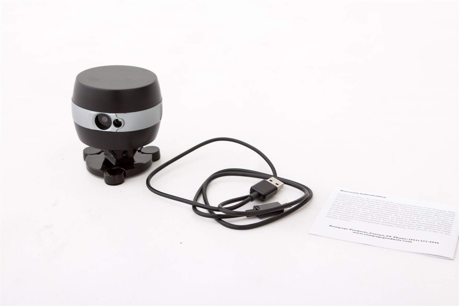RAMPAGE PRODUCTS Poartble Wi-Fi Backup Camera | Black/Silver, 12V, USB Connector | 7710 | Universal Fit