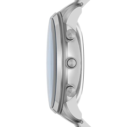 Fossil Neutra Gen 6 Hybrid 44mm Stainless Steel Smart Watch, Color: Silver (Model: FTW7072)