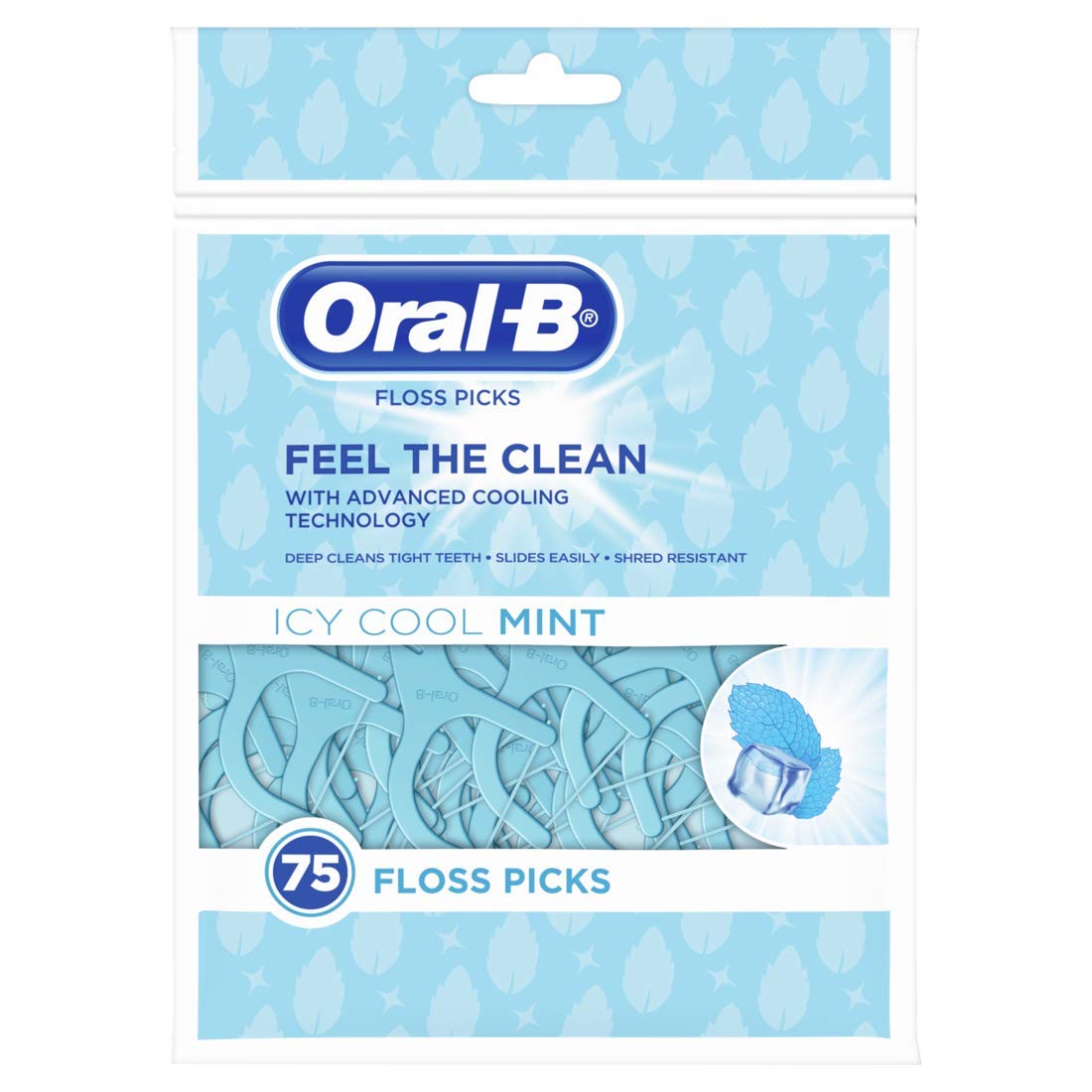 Oral-B Compl Floss Pks ICY MNT