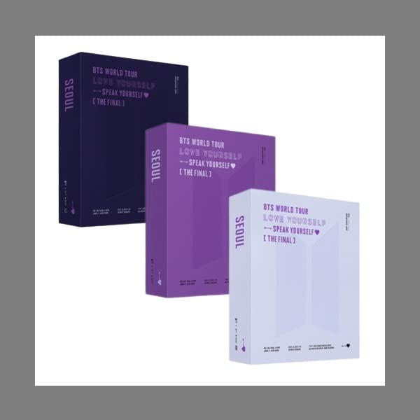 BTS BTS WORLD TOUR LOVE YOURSELF : SPEAK YOURSELF THE FINAL Contents+Photobook+POB+Tracking (SET(Blu-ray+DIGITAL CODE+DVD))