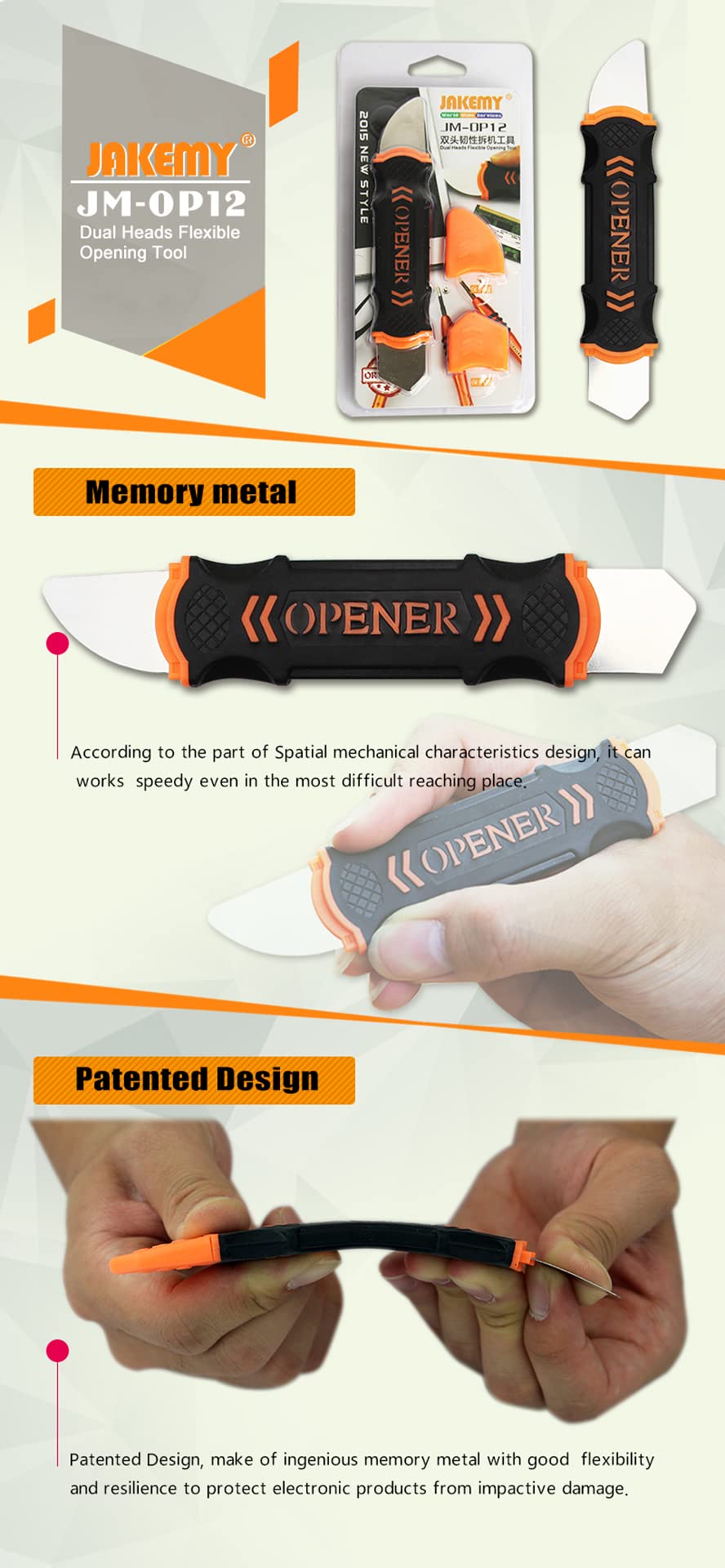 Spudger Opening Pry Tool, Pistachio Opener, Anti-Static Thin Flexible Stainless Steel Opener for Phone Laptop Tablet LCD Covers Glass Removal, Replacing Batteries