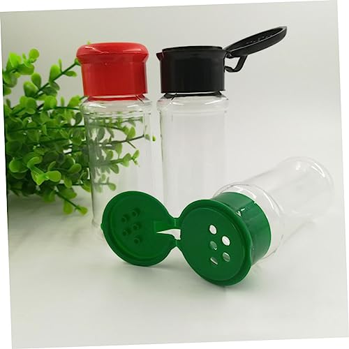 FELTECHELECTR Condiment Jars 24pcs Dispenser Mini s Plastic to Go Containers Empty Jars Condiment Jars Pepper Plastic Pepper Shakers Storage Jar Storage Bottle Salt Shaker Storage Containers
