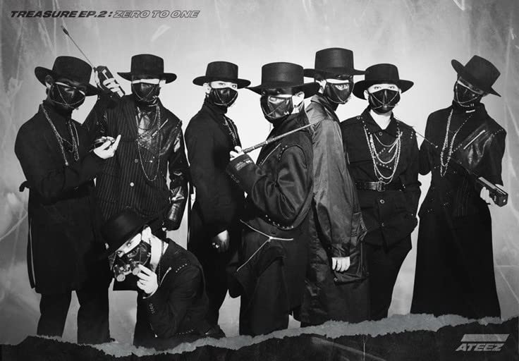 ATEEZ TREASURE EP.2 : Zero To one 2nd Mini Album META Platform Version Card holder+QR photocard album+Photocard+Postcard+Tracking