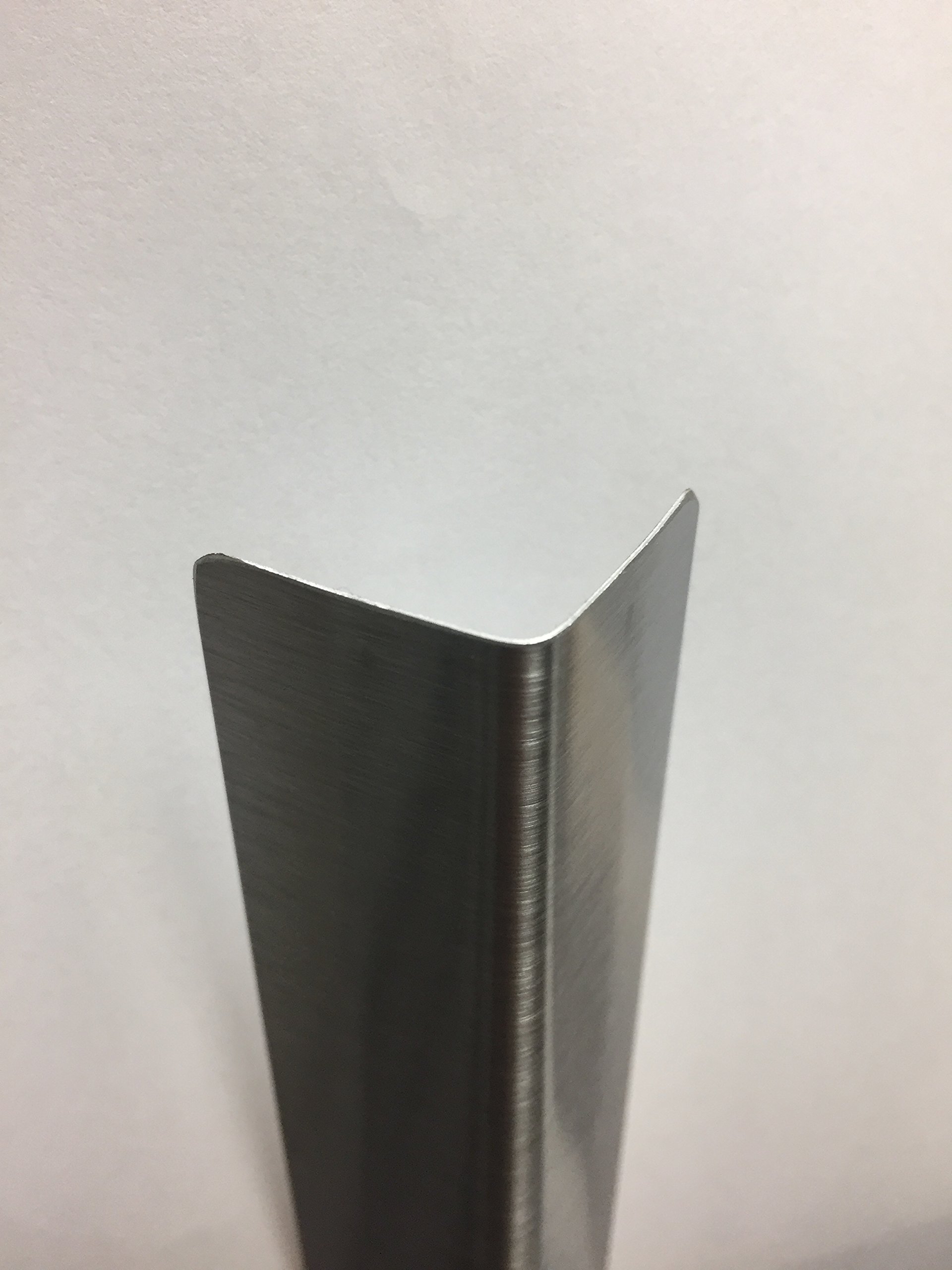 Stainless Corner Guards, 2" x 2" x 48", 10 Pack, 20 Ga.