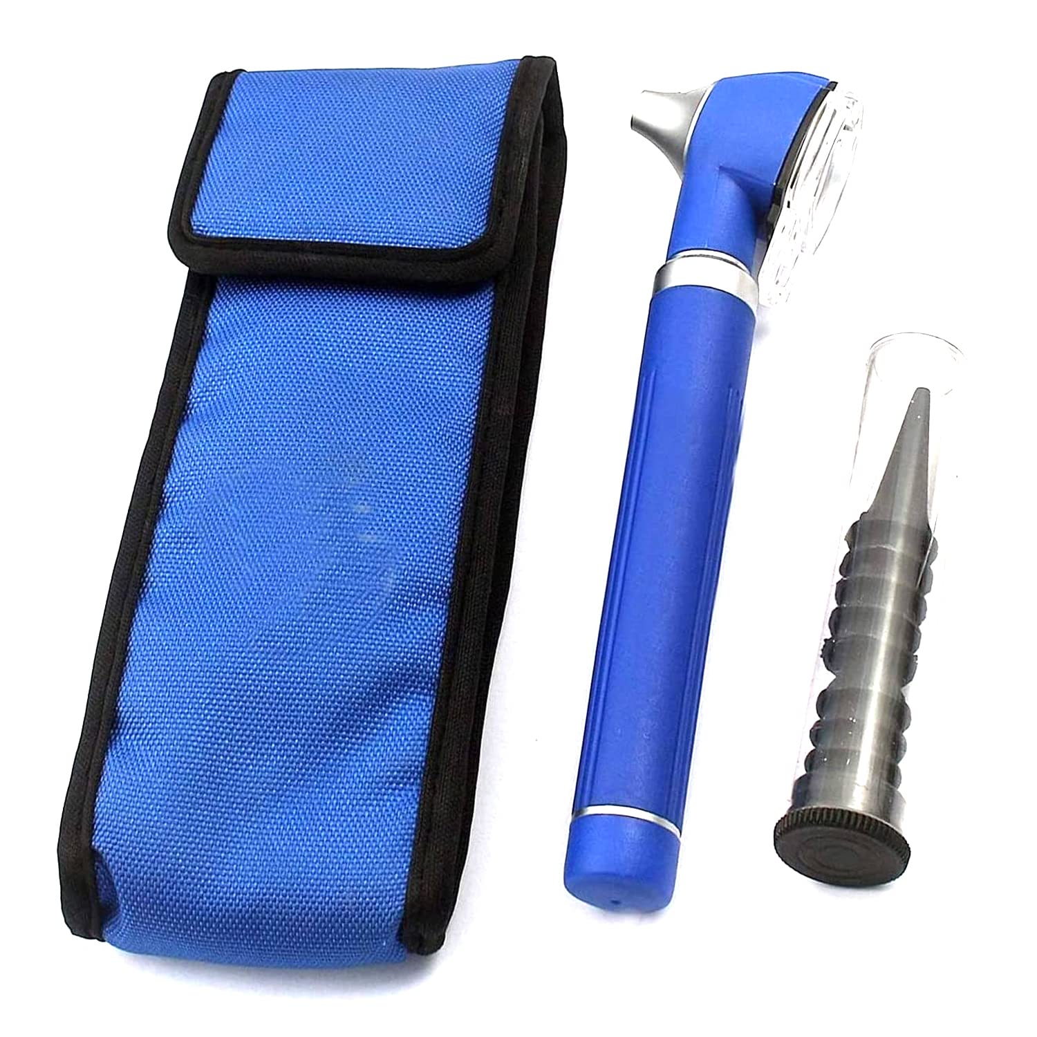 OTOSCOPE - COMPACT POCKET SIZE FIBER ENT OPTIC OTOSCOPE BLUE COLOR