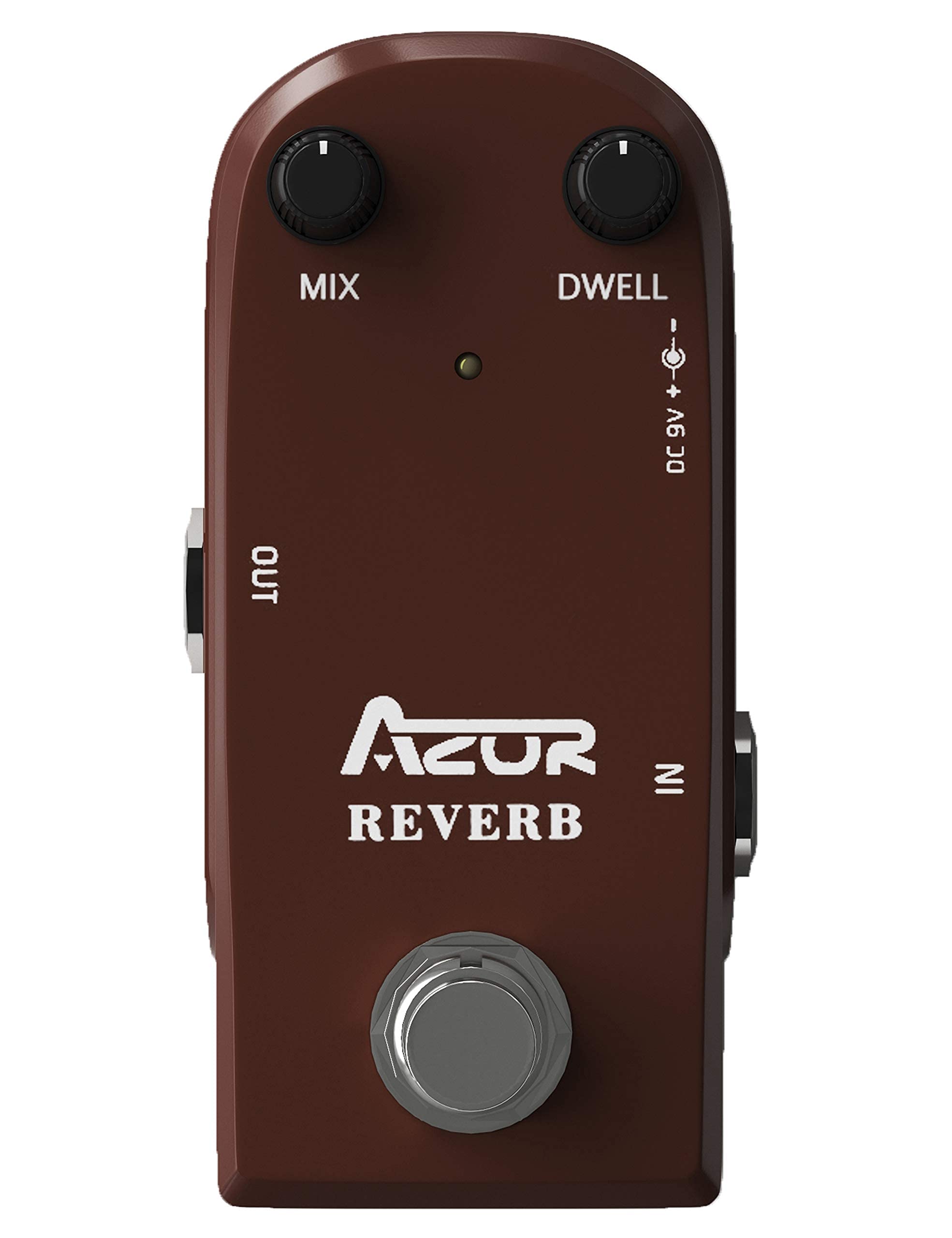 AZOR Reverb Pedal with Delay Guitar Effect Pedal.Reverb Delay Effect Pedal Spring Reverb Vintage Delay