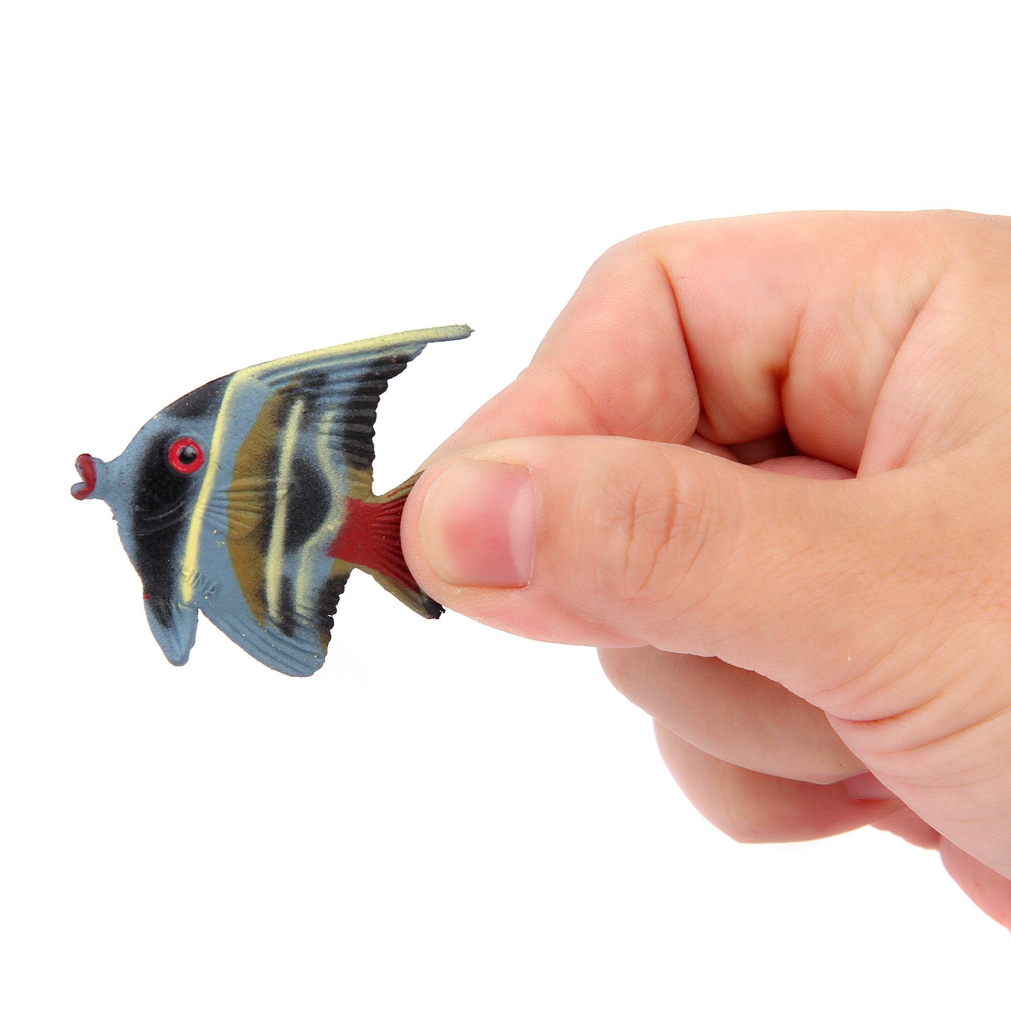Fun Central 24 Pieces - Mini Tropical Fish Party Favor, Fish Figure for Kids - Assorted Styles
