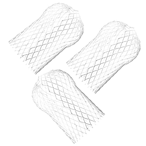 DOITOOL 12 pcs drain filter roof downspout strainer gutter balloon guard stainless filter strainer gutter downspout guard anti-blocking Screen Shield net safety mask Stainless steel