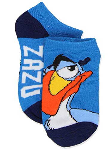 Disney The Lion King-Teen-Adult's 6 pack Socks Set (Shoe: 4-10 (Sock: 9-11), Blue/Multi)