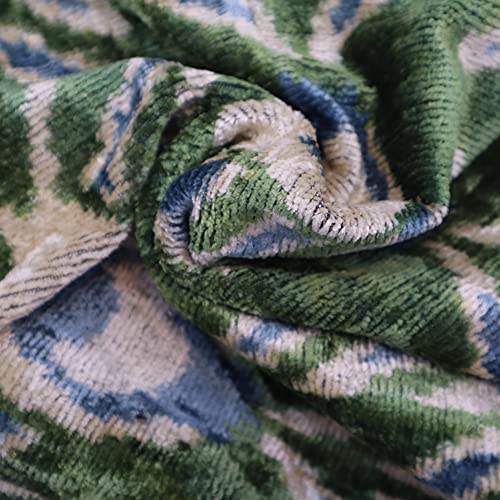 CANVELLO-Exquisite Down Pillow/Throw Cushion: Feather Pillows Elegance & Art | Iconic Throw Pillows with Ikat Design | Soft Velvet Silk (20" x 20”)